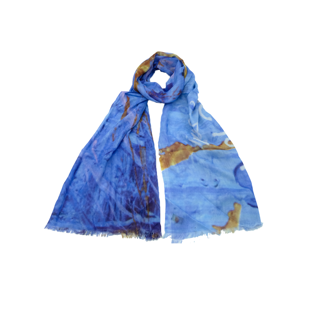 Gold Splatter Scarf - Niam Jain